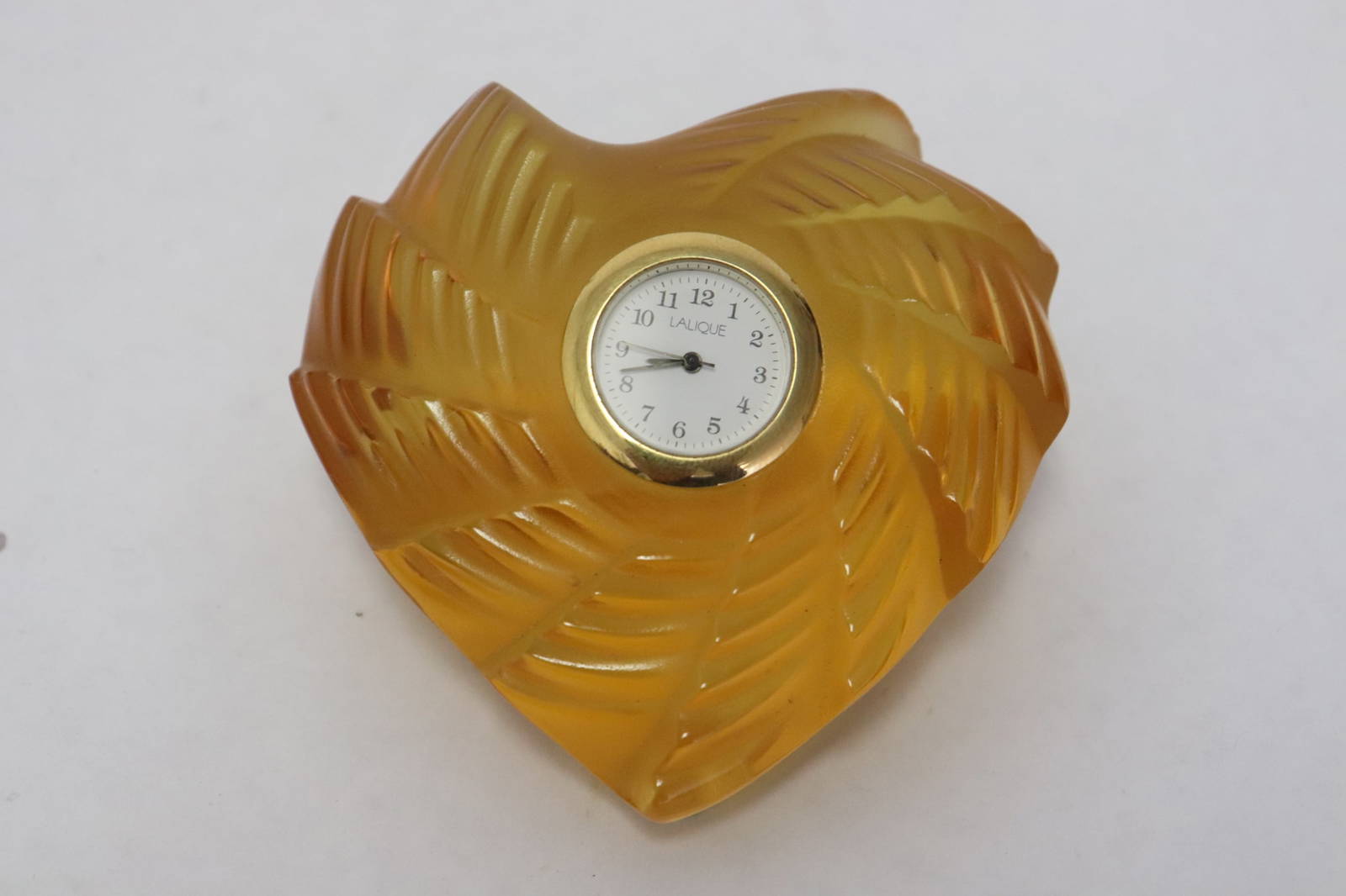 Lalique Crystal Clock Auction