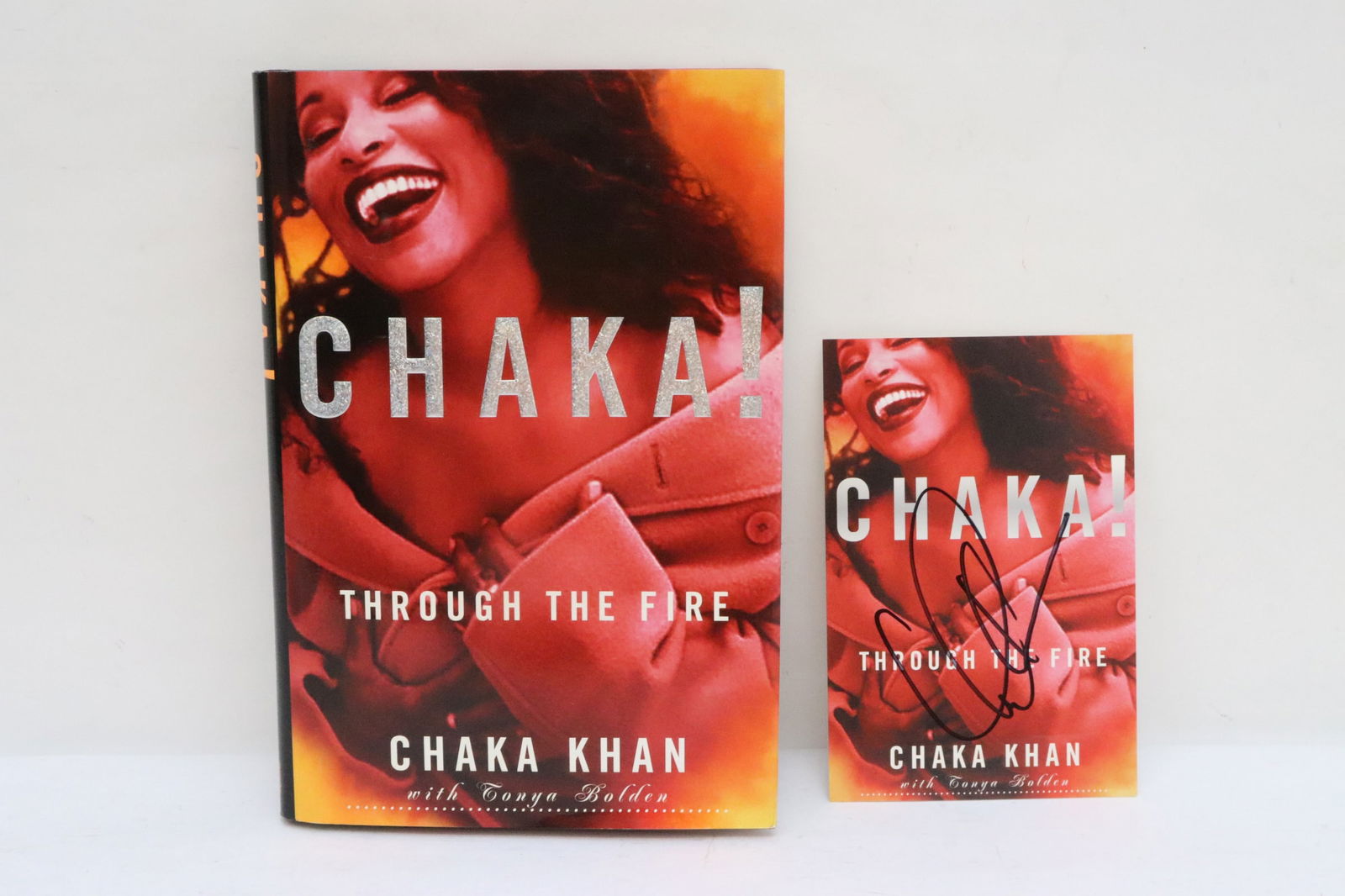 Signed Book And Photo By Chaka Khan Auction