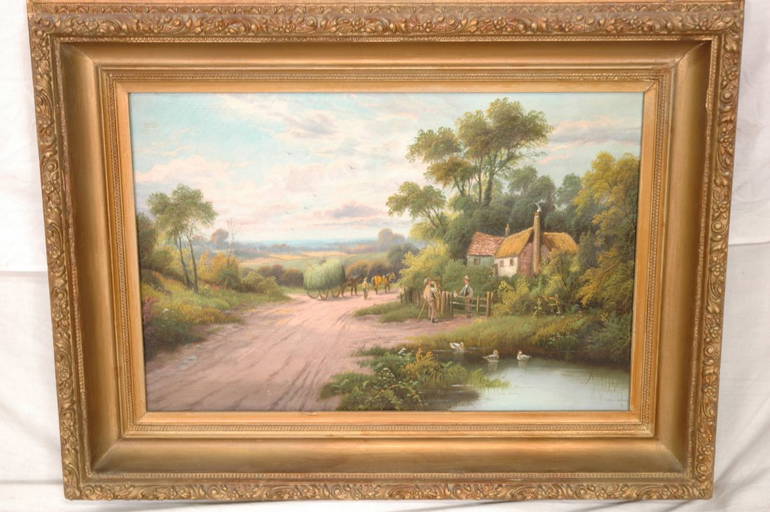 Oil Painting By British Artist Edward Heaton