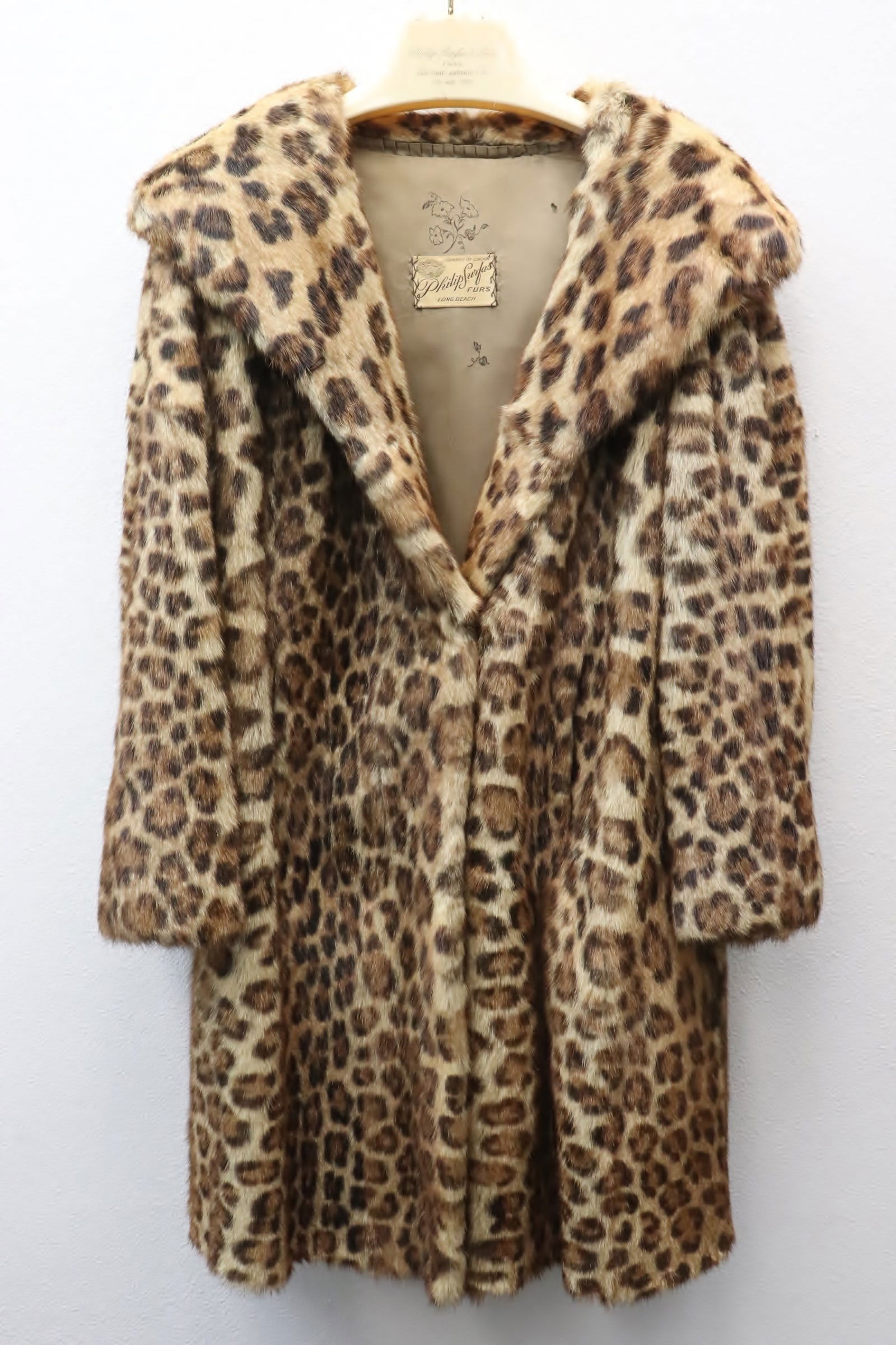 Full Length Genuine Leopard Fur Coat Auction
