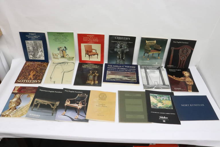 Lot Of Antique And Collectible Auction Catalogs