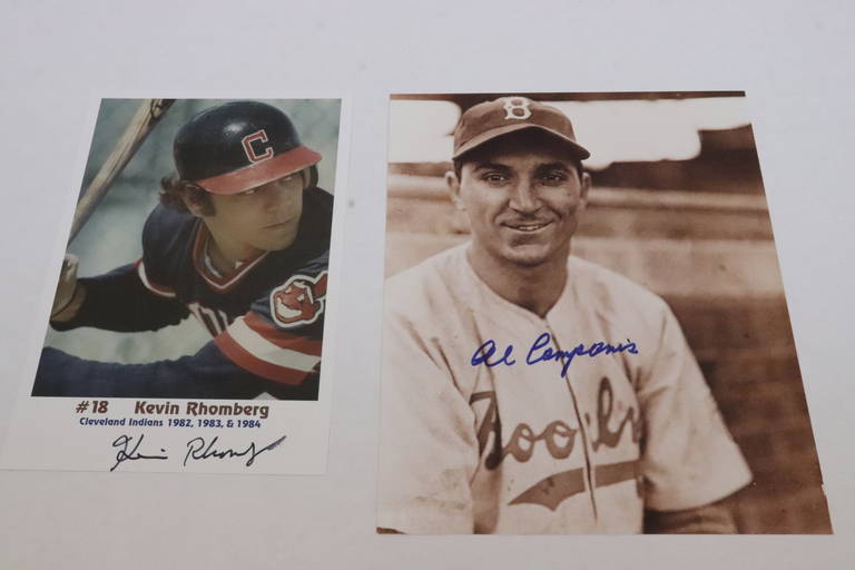 Signed Photos Of Kevin Rhomberg, And Al Companis
