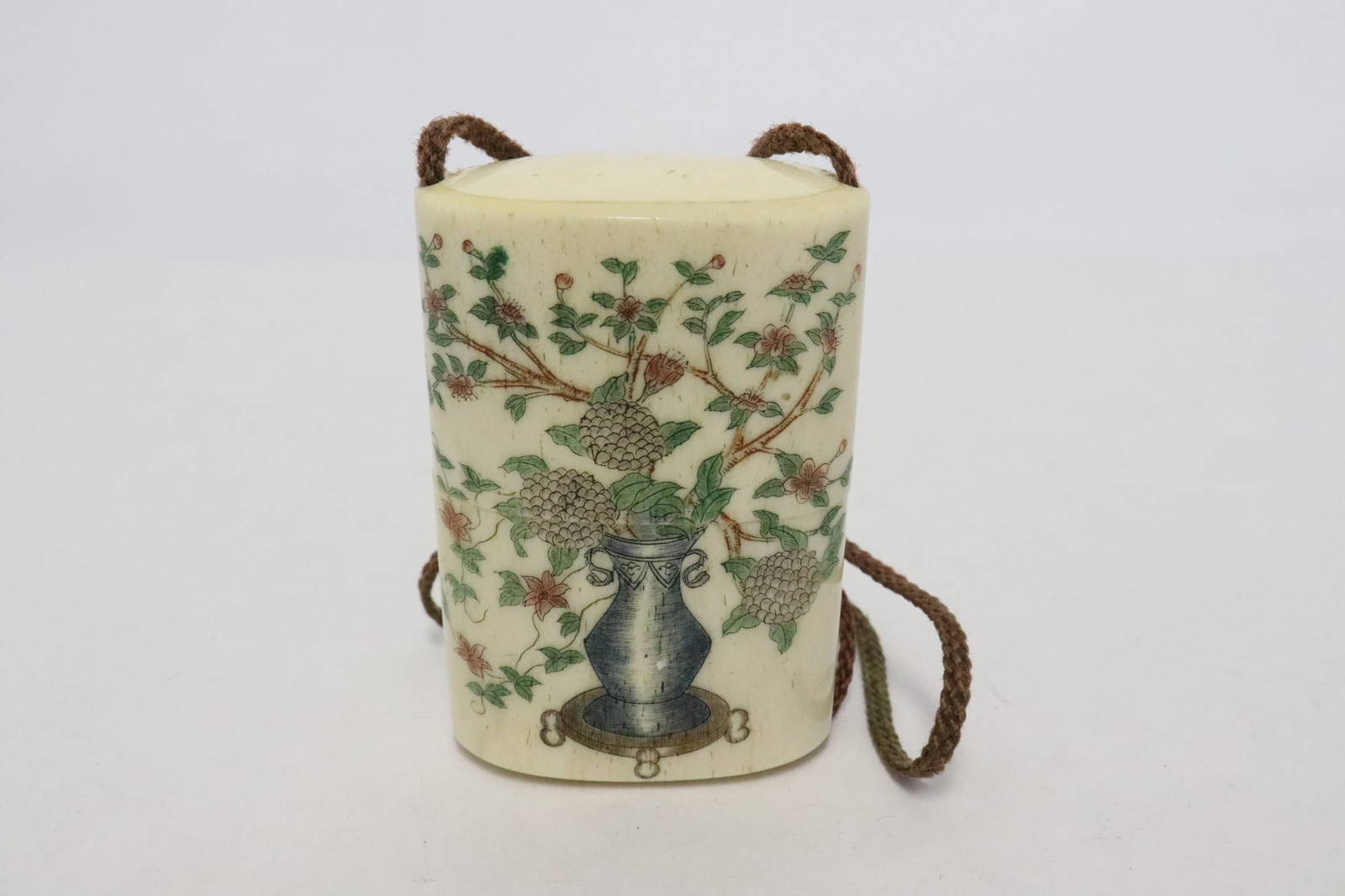 Japanese Bone Carved Inro Auction