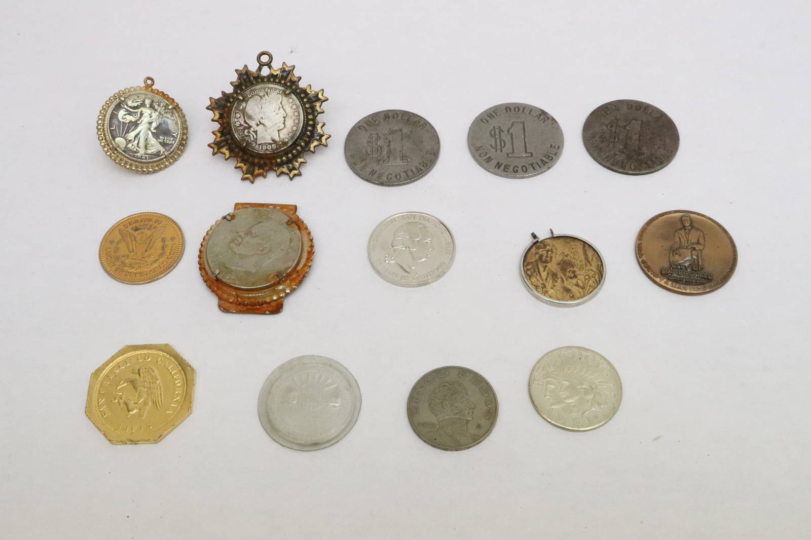 Lot Of Misc. Coins, Tokens Auction