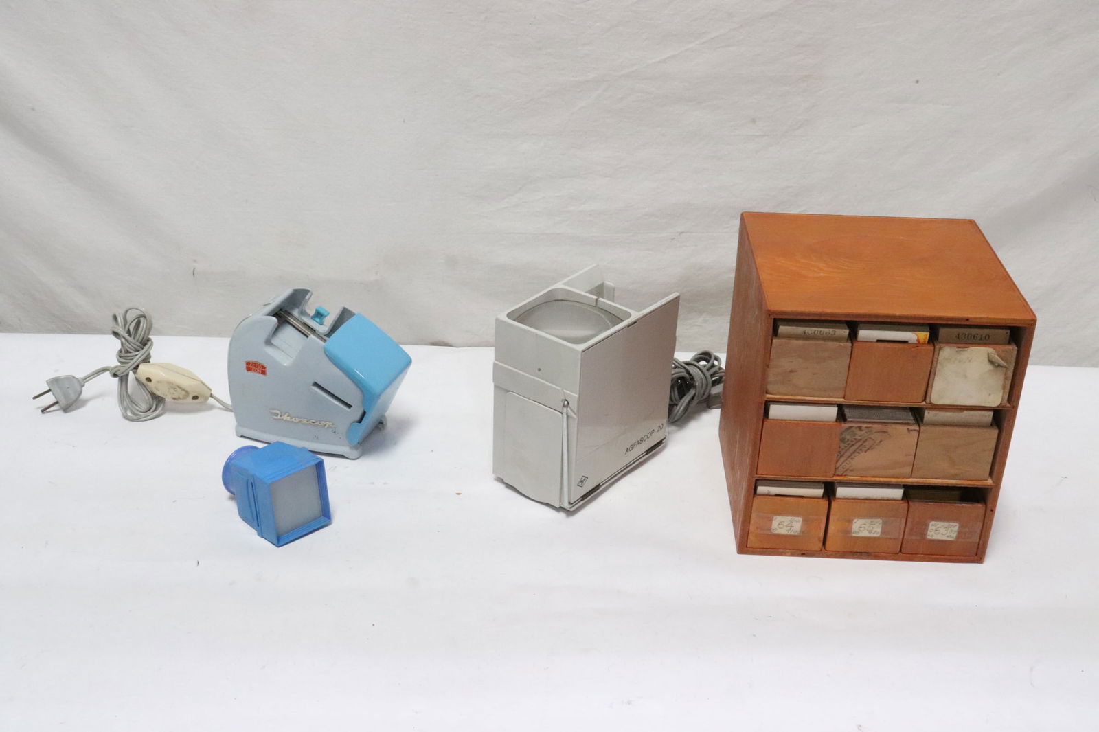 Lot Of Slides And Slide Viewers