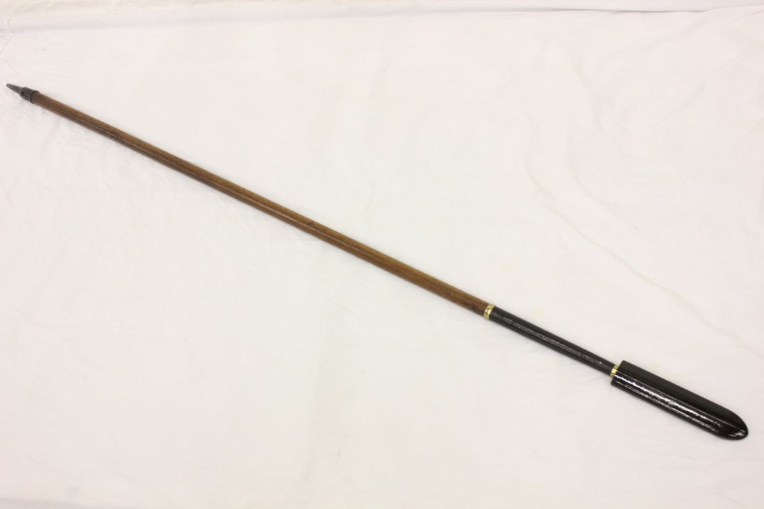 Japanese Antique Samurai Ryo Shinogi Fukuro Yari