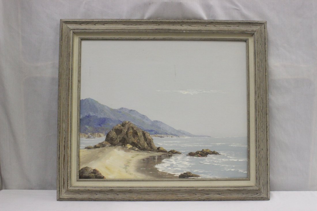 Oil On Board By California Artist Thomas Fisk Goff