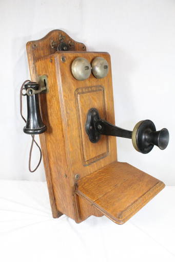 Vintage Kellogg Antique Wall Telephone