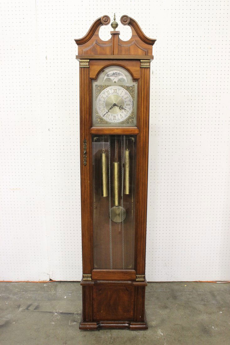 Grandfather Clock With Moonfaced By Piper