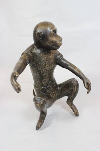 Chinese Bronze Sculpture Of Monkey