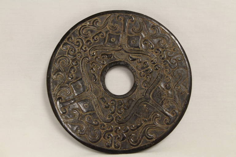 Jade Carved Circular Pei
