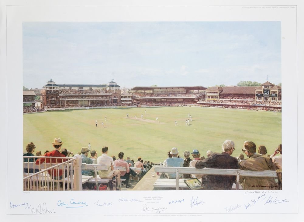 1977 & 1980 CENTENARY TESTS: Cricket prints - - Dec 04, 2013 ...