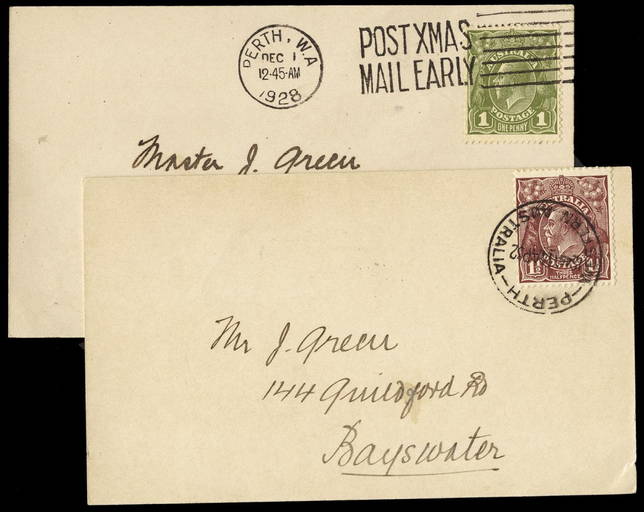 Postcard Rate Usages: 1928 48 1d, 1.5d & 2d Kgv & Kgvi