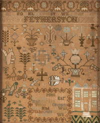 A George III linen cross-stitch needlework sampler, - Sep 14, 2014 ...