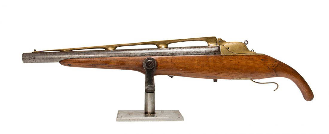 Large Percussion Muzzle Loading Swivel Harpoon Gun