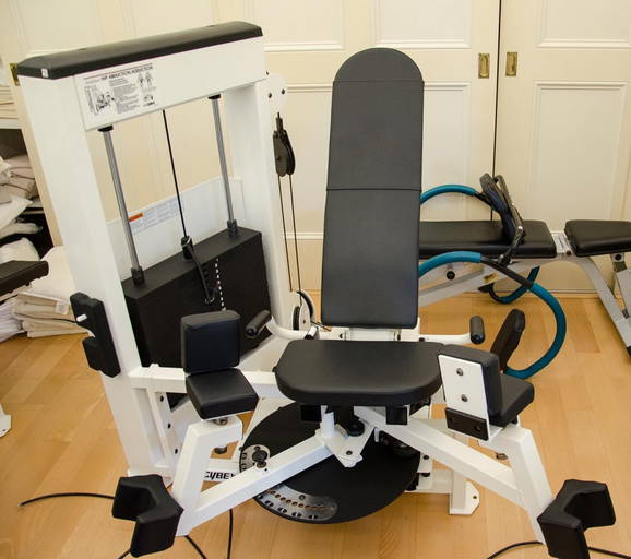 A Cybex Galileo Hip Abduction Machine