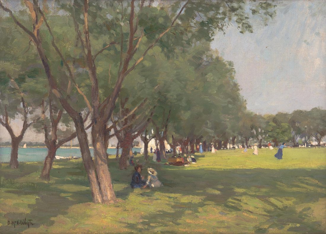 DUNCAN MCGREGOR WHYTE (1866-1953) Perth Foreshore