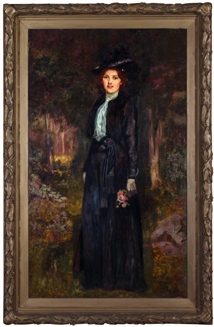 THOMAS DEAN (1857-1947) Portrait of the Artists Wife