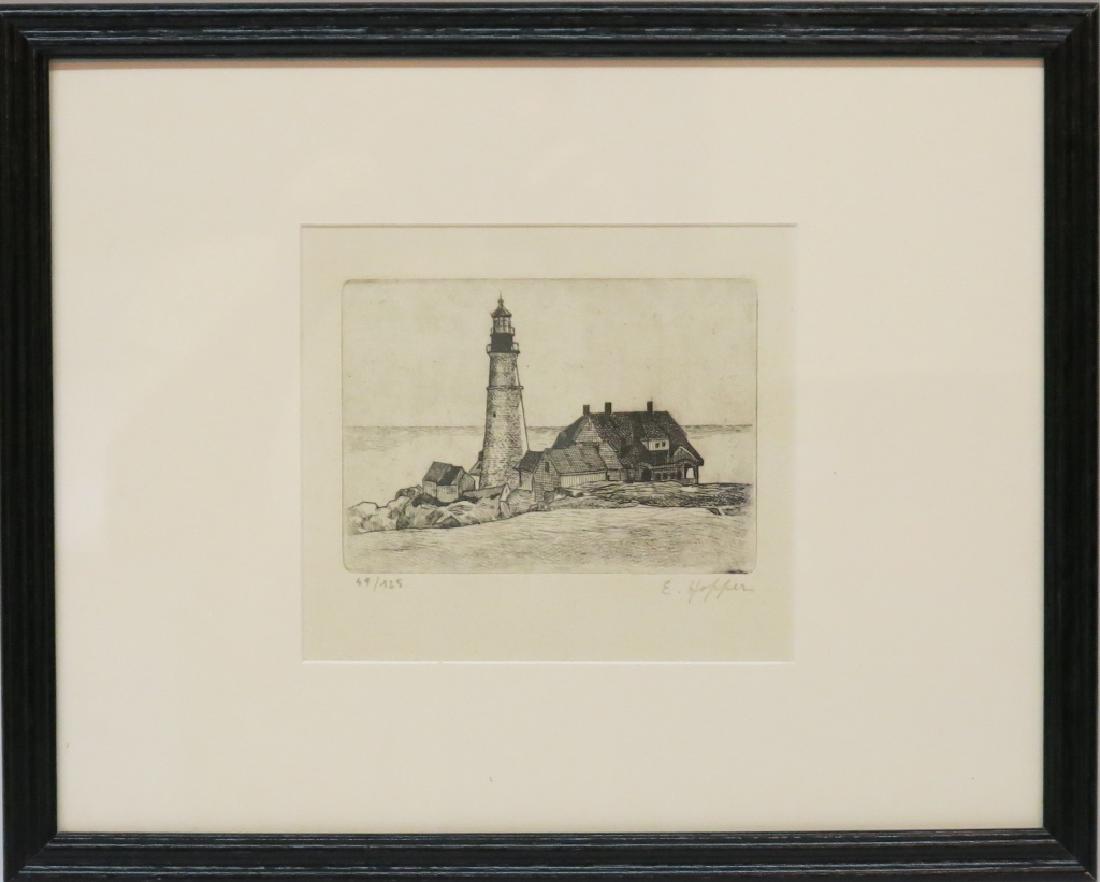 Edward Hopper Pencil Signed Etching
