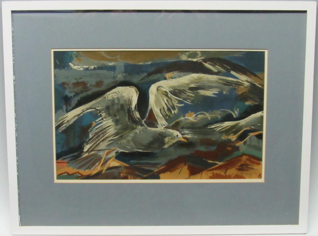 ZOLTAN SEPESHY ORIGINAL SERIGRAPH OF SEAGULLS - Jan 11, 2020 | Sandwich ...