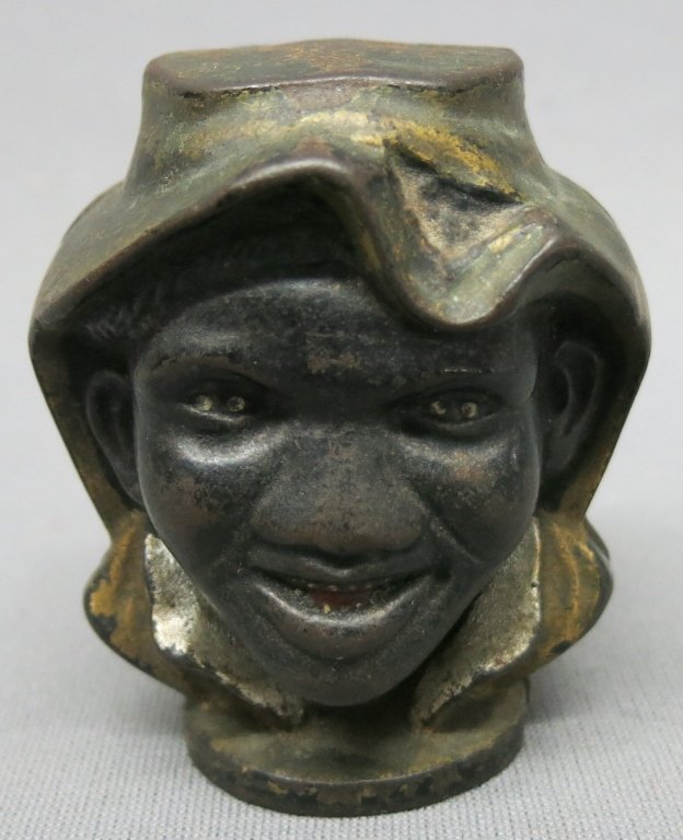 Cast Iron Double Faced Black Boy Still Bank
