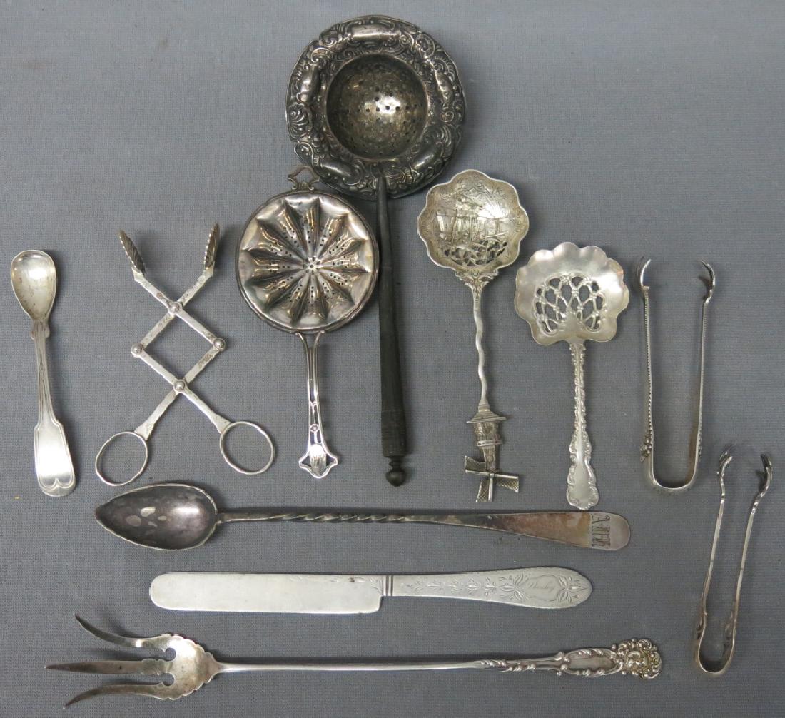 Group Of Assorted Sterling Silver Flatware Pieces
