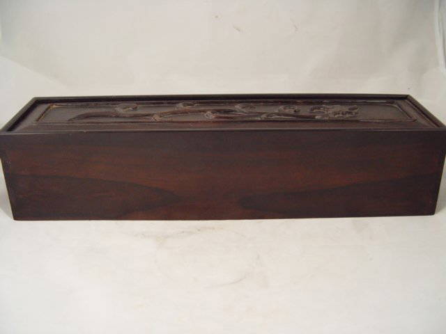19th Century Chinese Hardwood Zitan Box