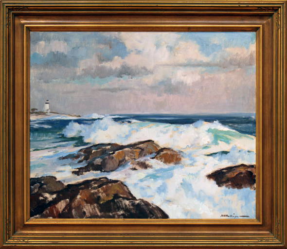 Harry Ballinger (1893-1993) Straitsmouth Lighthouse, Rockport (#0046 ...