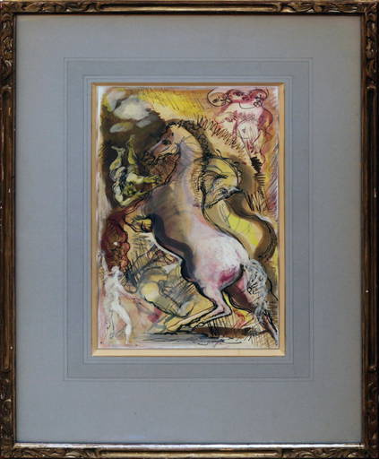 Attrib. to Jon Corbino (1905-1964) Surreal Horses - Oct 01, 2022 ...