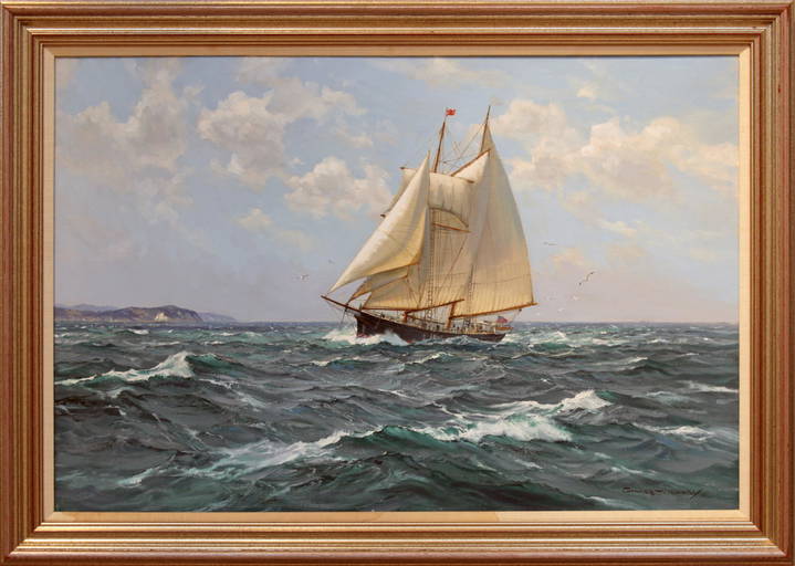Charles Vickery (1913-1998) Under Sail (#0187) on Oct 01, 2022 ...