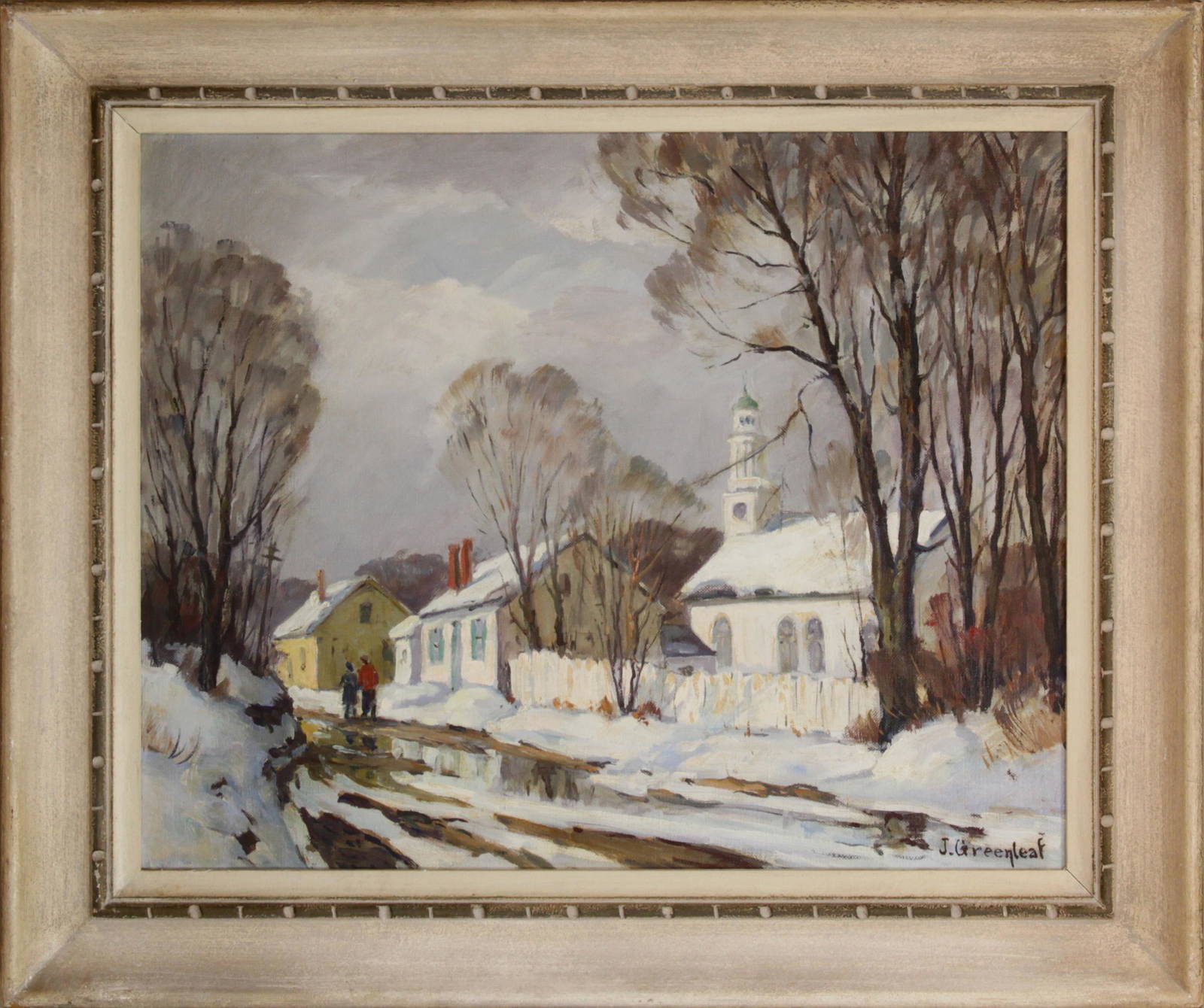 Jacob Greenleaf (1887-1968) Cleaves Street, Rockport Auction