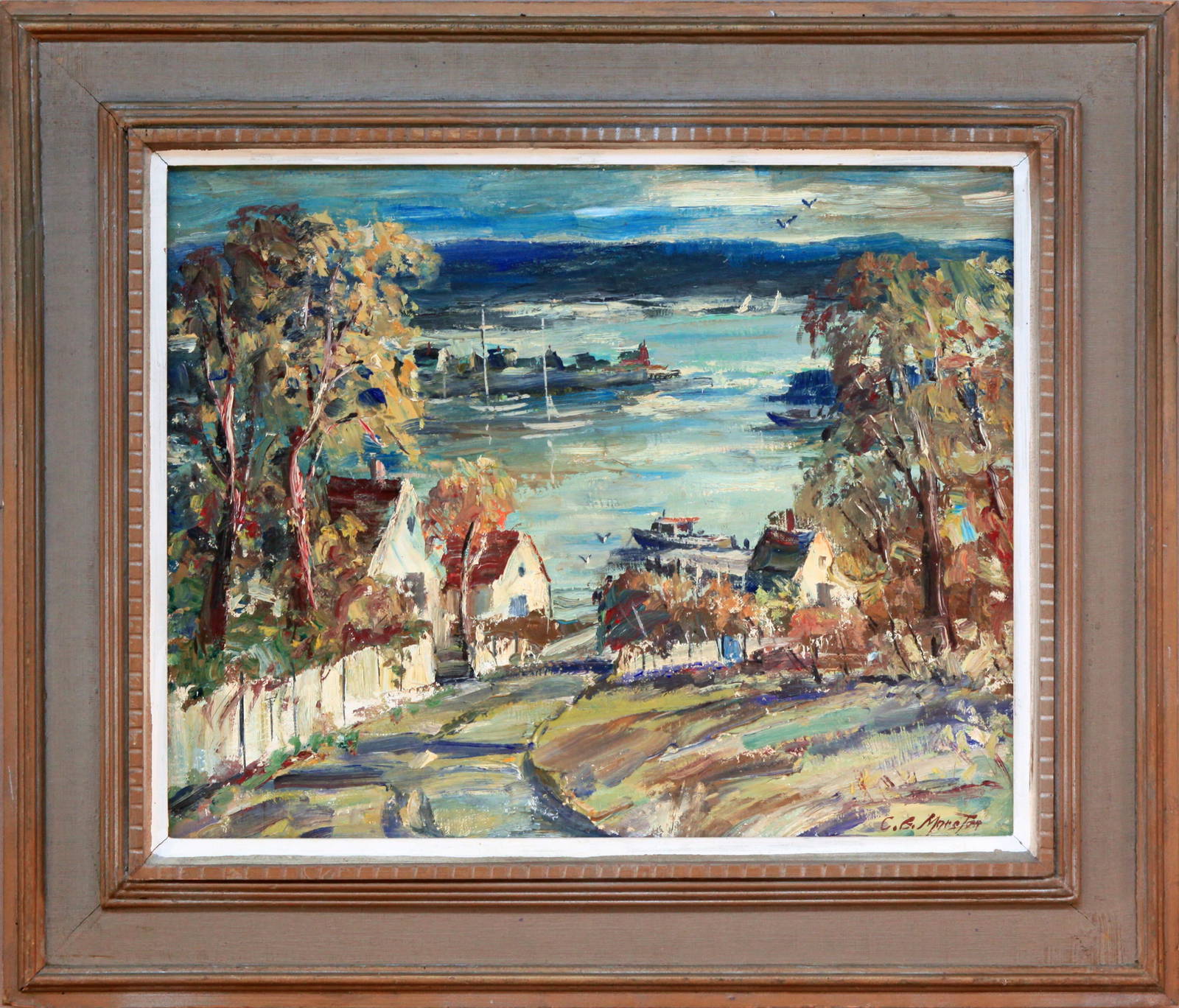 Charles Gordon Marston (1898-1980) Pigeon Cove, Rockport Auction