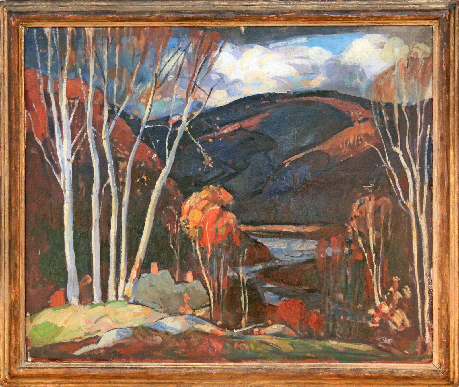 Attrib. To Samuel Hershey (1904-1987) Camden Hills Auction