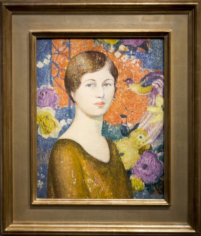 Emma Fordyce MacRae , " Long Tailed Parrot"