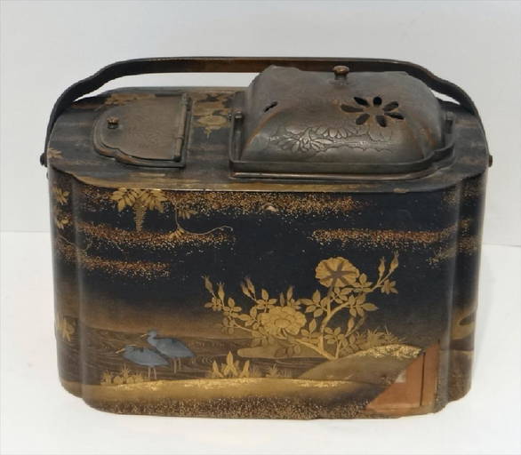 Japanese Lacquer Work Hibachi