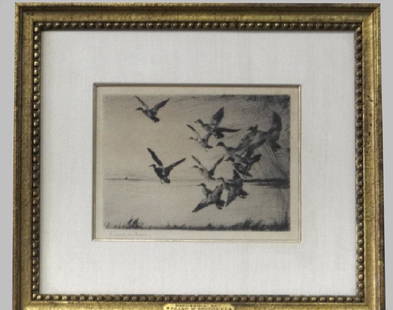 Frank W. Benson Etching