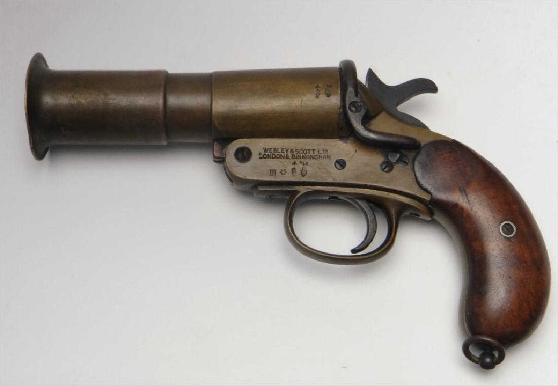 British Flare Gun By Webley & Scott, Ltd, London