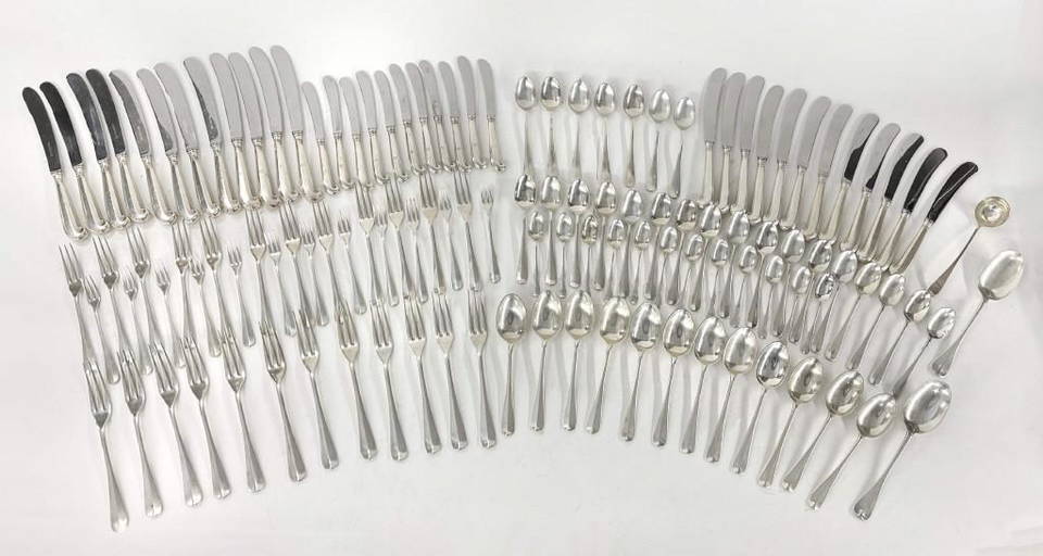 122 Pcs. Sterling Silver Flatware By Steiff