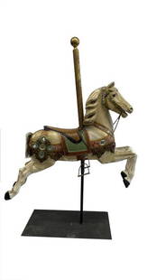 Frederick Heyn German Carved Carousel Horse