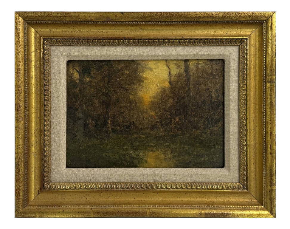 Oil / Board, Chas. W. Eaton (charles Warren Eaton) (1837 - 1957) Tonal ...