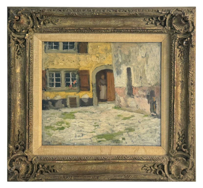 Oil / Canvas Sgnd Henry Bayley Snell, New Hope Impressionist, Prov ...