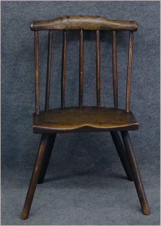 ENGLISH WINDSOR STOOL CHAIR - Feb 08, 2015 | Carlsen Gallery, Inc. in NY