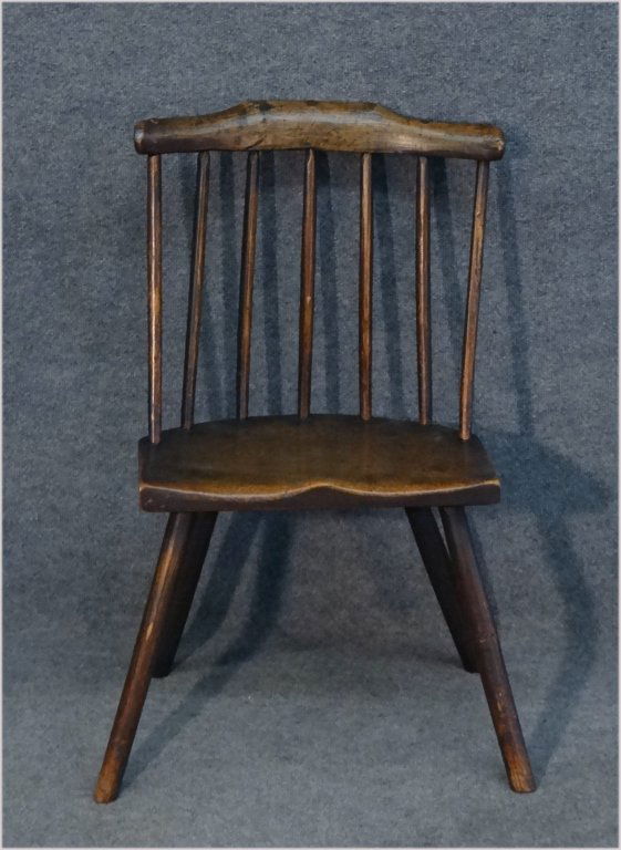 ENGLISH WINDSOR STOOL CHAIR - Feb 08, 2015 | Carlsen Gallery, Inc. in NY