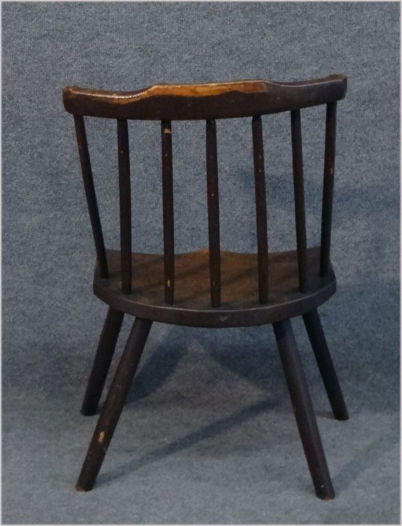 ENGLISH WINDSOR STOOL CHAIR - Feb 08, 2015 | Carlsen Gallery, Inc. in NY