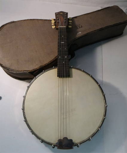 8 String Banjo Mandolin & Case