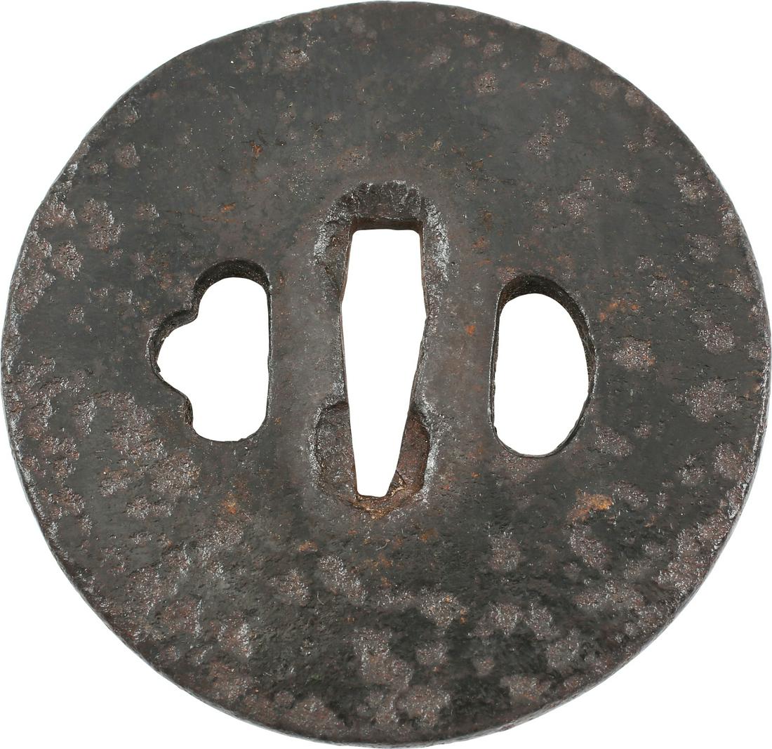 Japanese Sword Guard, Tsuba, Edo Period, 18th Century