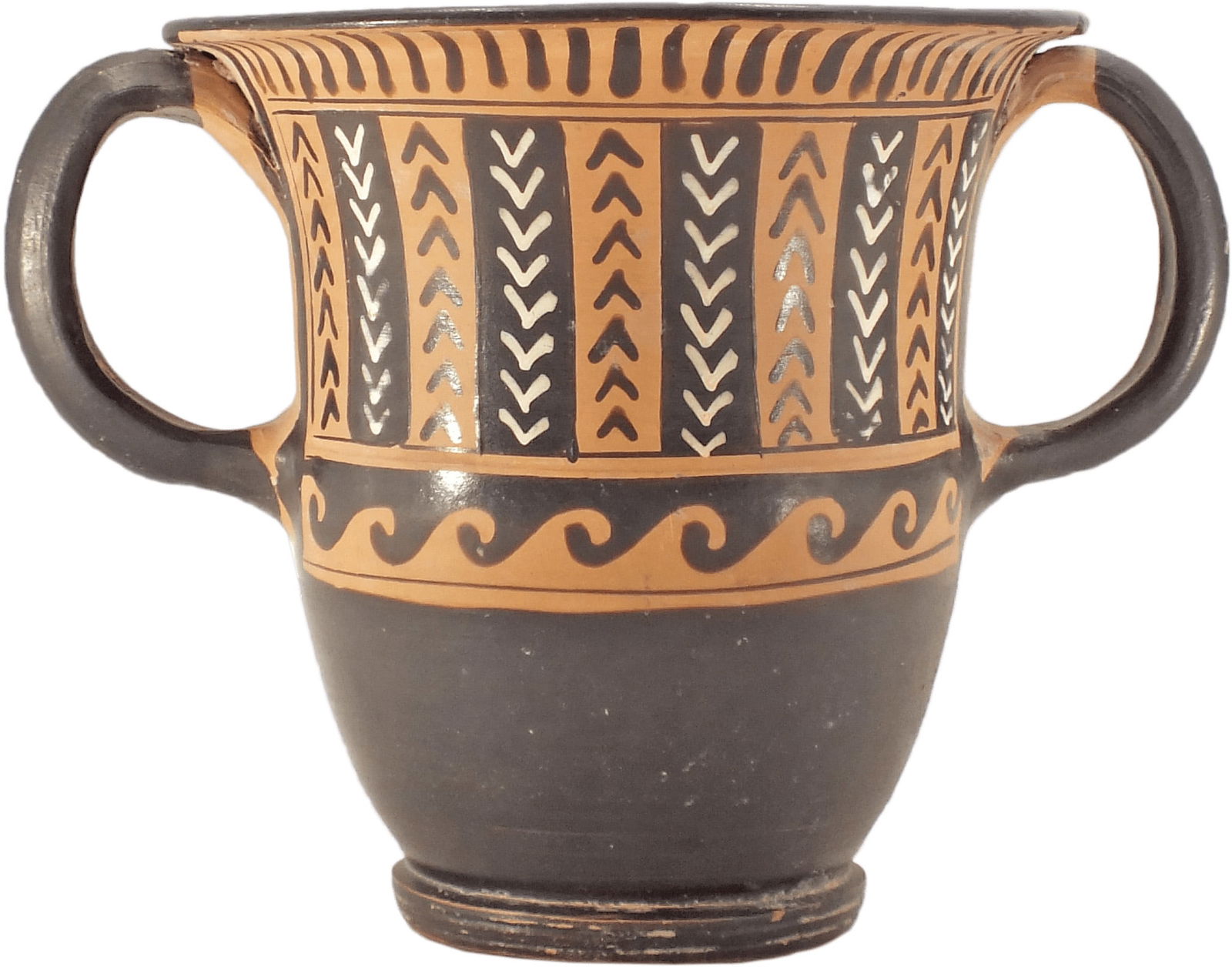 Very Fine South Italian Black Glazed Pottery Sessil Kantharos Auction