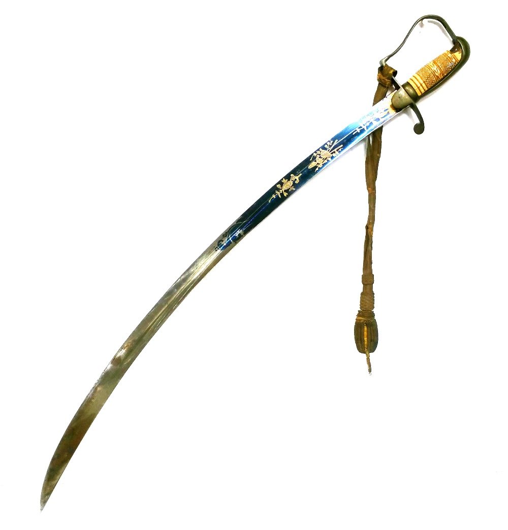 1800s Military AW Spies Gold Inlay Sword Samurai - Jan 25, 2020 | Hess ...