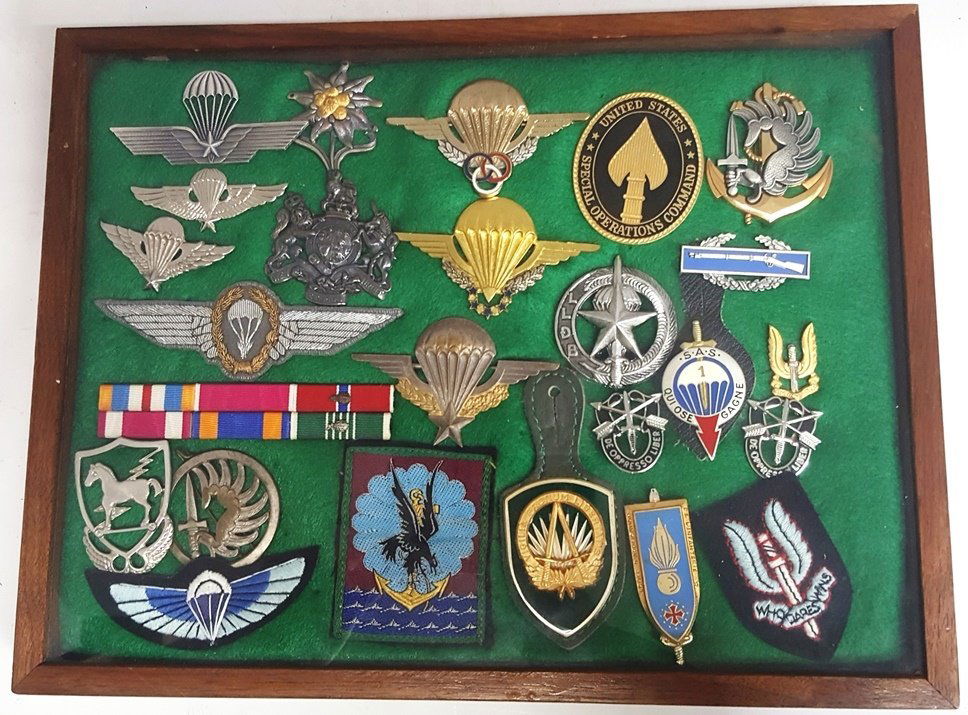 Twenty Four Badges Medals In Shadow Box Frame US Army - Jan 25, 2020 ...