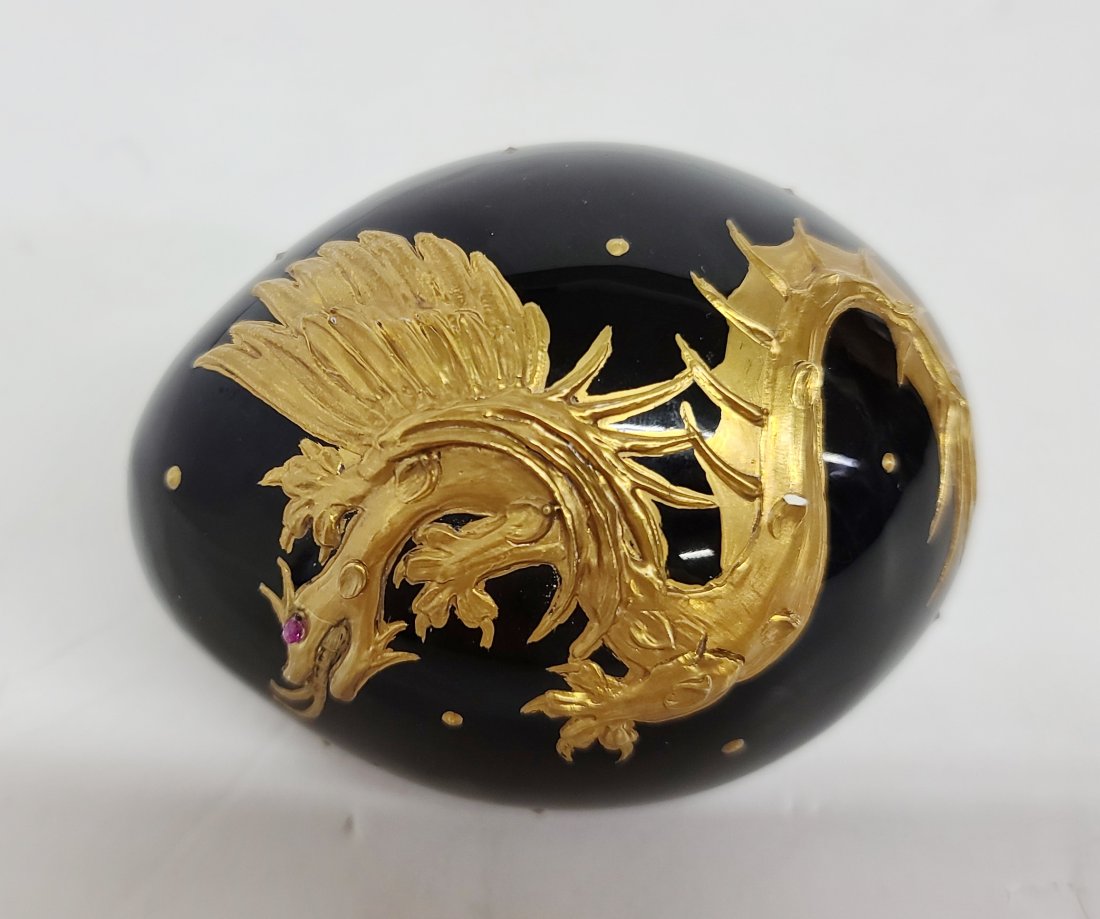 Theo Faberge Dragon Egg St. Petersburg Collection